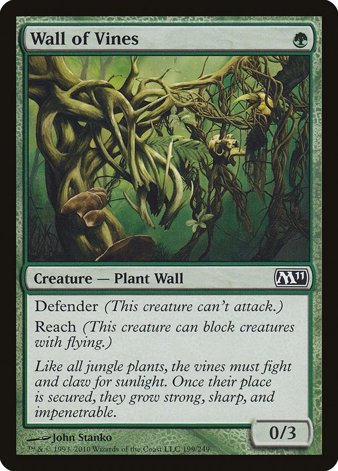 Wall of Vines - Magic 2011 (M11) - Magic: The Gathering