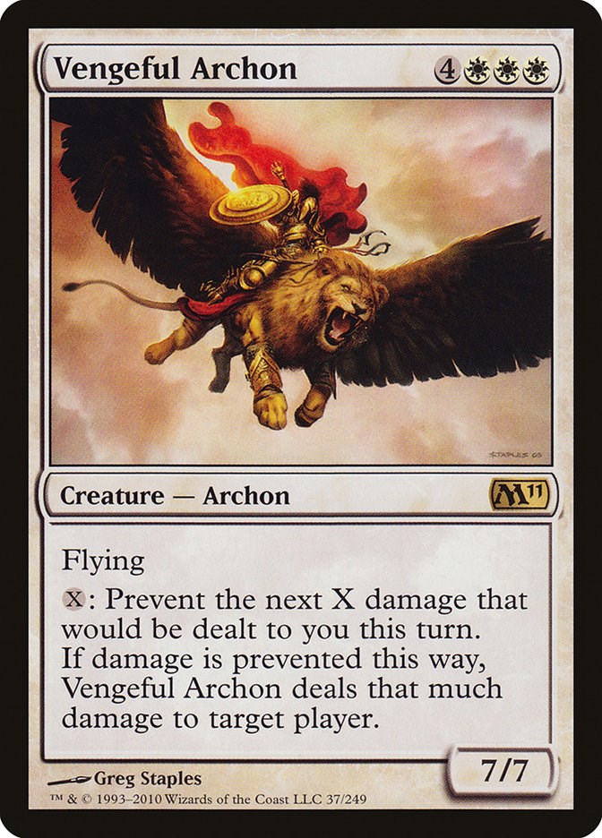 Vengeful Archon - Magic 2011 (M11) - Magic: The Gathering