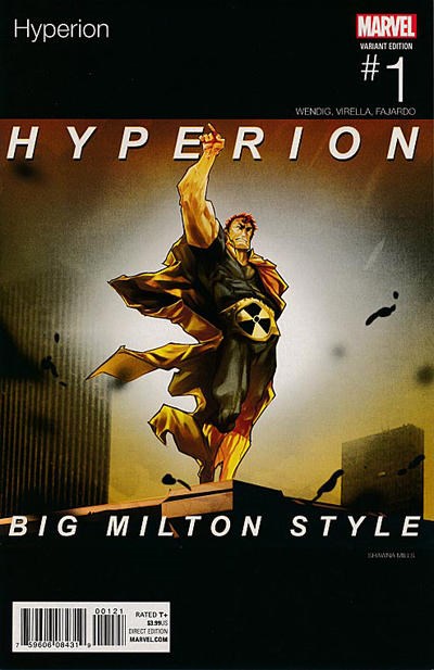 Hyperion #1 (Shawna Mills Hip-Hop Variant) - Hyperion (2016 Series) - Marvel Comics