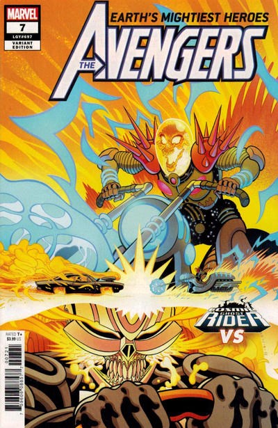 Avengers #7 (697) (Tradd Moore 'Cosmic Ghost Rider VS') - Avengers ...