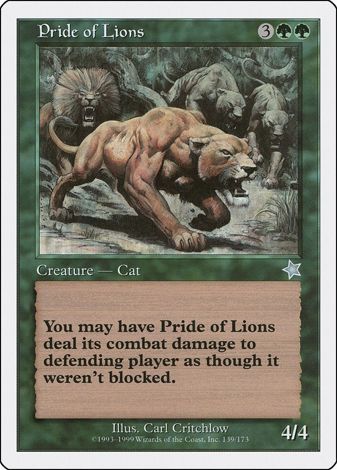 Pride of Lions - Starter 1999 - Magic: The Gathering