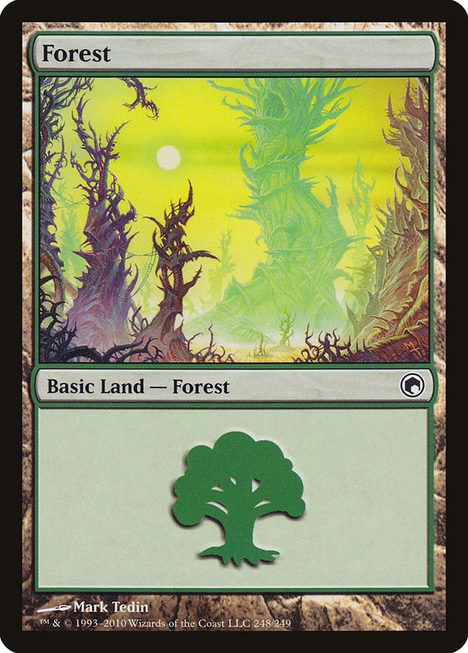 Forest (248) - Scars of Mirrodin - Magic: The Gathering