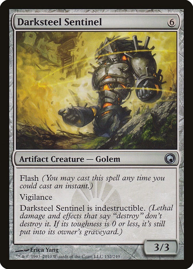 Darksteel Sentinel - Scars of Mirrodin - Magic: The Gathering