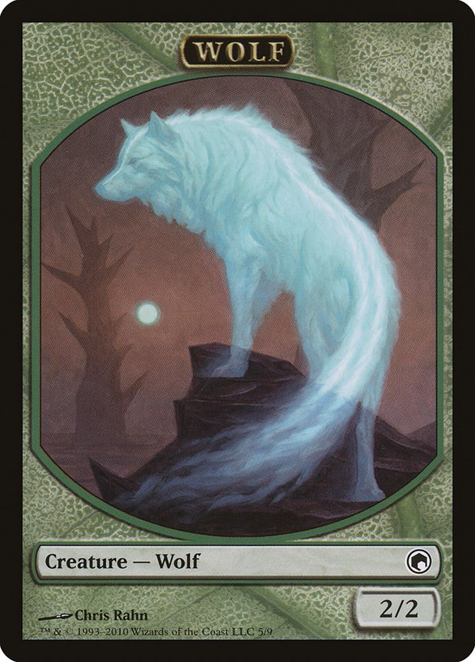 Wolf Token - Scars of Mirrodin - Magic: The Gathering