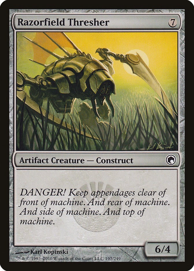 Razorfield Thresher - Scars of Mirrodin - Magic: The Gathering