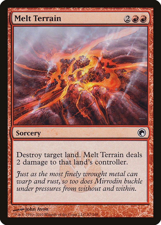 Melt Terrain - Scars of Mirrodin - Magic: The Gathering