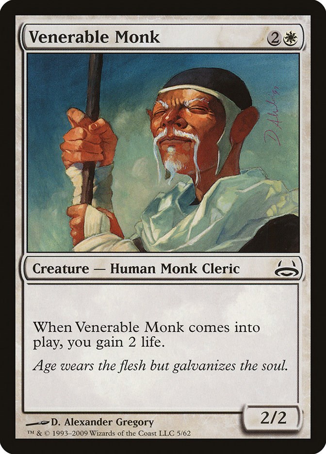 Venerable Monk - Duel Decks: Divine vs. Demonic - Magic: The Gathering