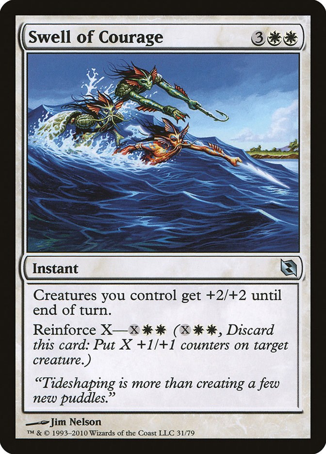 Swell of Courage - Duel Decks: Elspeth vs. Tezzeret - Magic: The Gathering