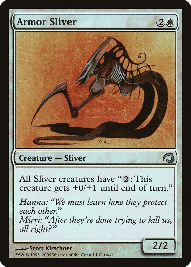 Armor Sliver - Premium Deck Series: Slivers - Magic: The Gathering