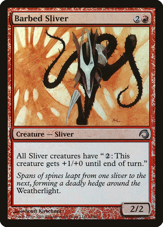 Barbed Sliver - Premium Deck Series: Slivers - Magic: The Gathering