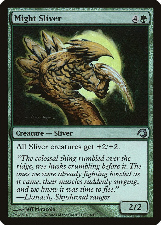 Might Sliver - Premium Deck Series: Slivers - Magic: The Gathering