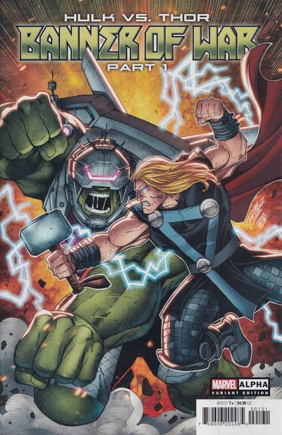 Hulk vs. Thor: Banner of War Alpha #1 (Ron Lim Variant) - Hulk vs. Thor ...