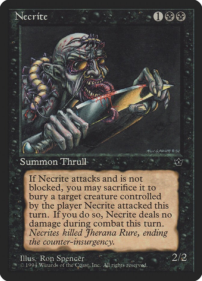 Necrite (Spencer) - Fallen Empires - Magic: The Gathering