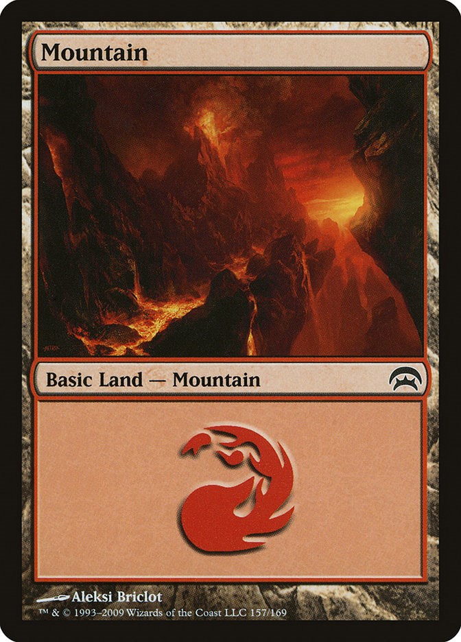 Mountain (157) - Planechase - Magic: The Gathering