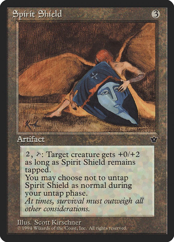Spirit Shield - Fallen Empires - Magic: The Gathering