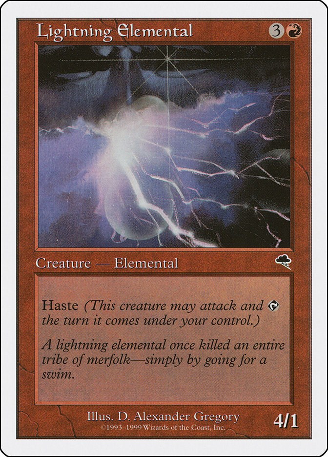 Lightning Elemental - Battle Royale Box Set - Magic: The Gathering