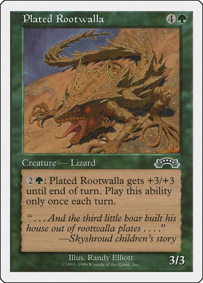 Plated Rootwalla - Battle Royale Box Set - Magic: The Gathering