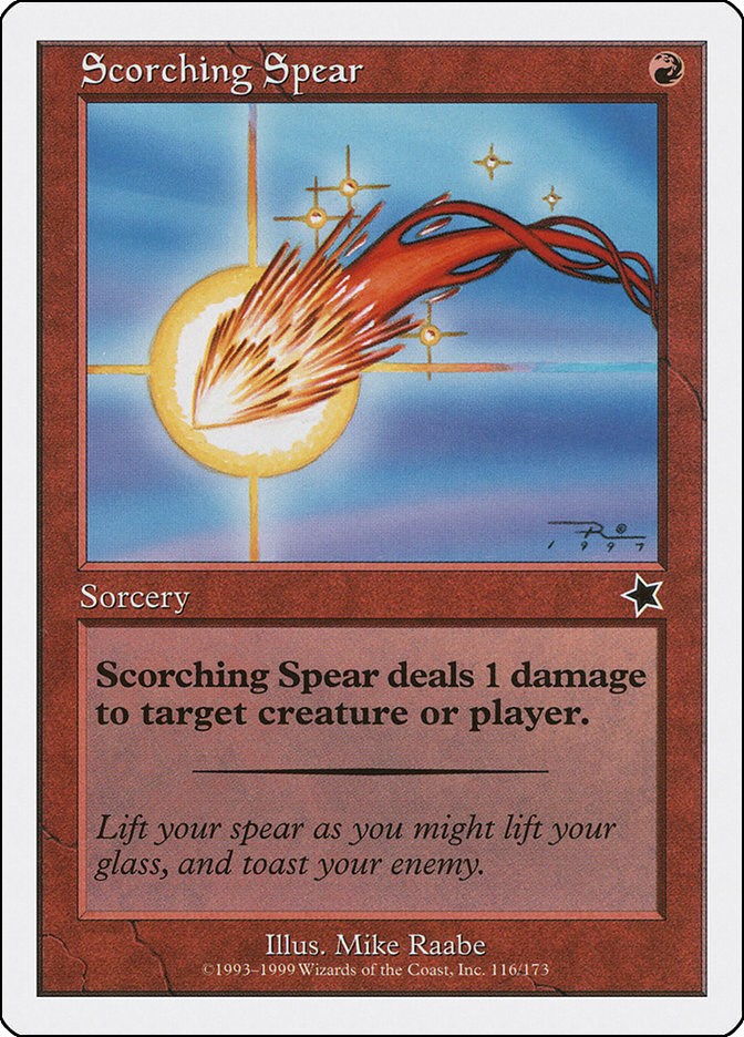 Scorching Spear - Starter 1999 - Magic: The Gathering