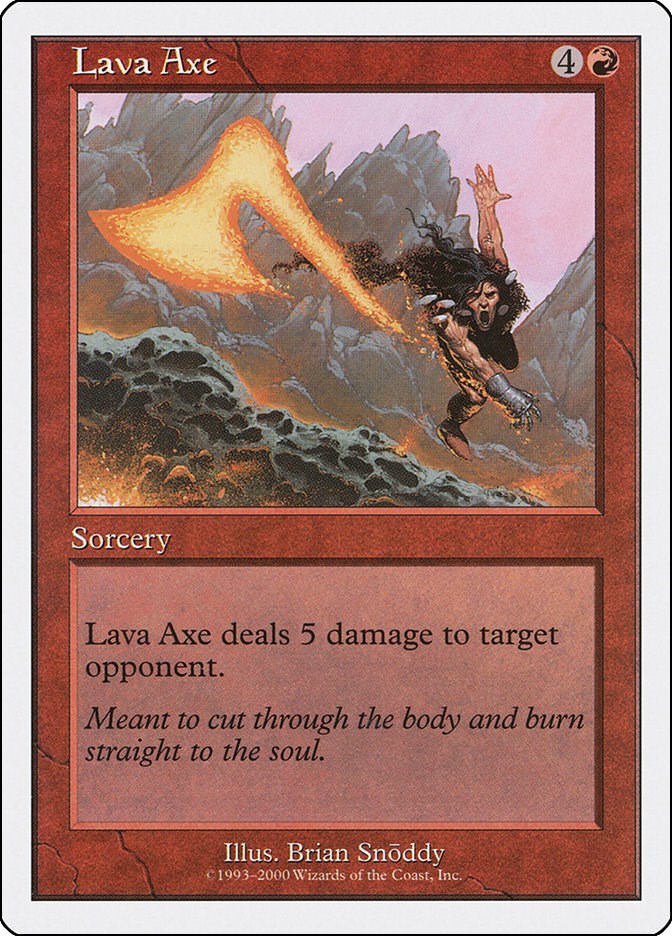 Lava Axe - Starter 2000 - Magic: The Gathering