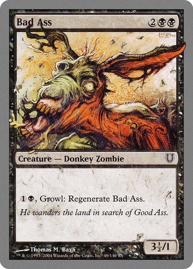 Bad Ass - Unhinged - Magic: The Gathering