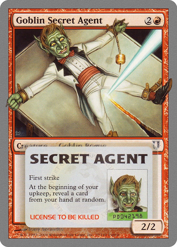 Goblin Secret Agent - Unhinged - Magic: The Gathering
