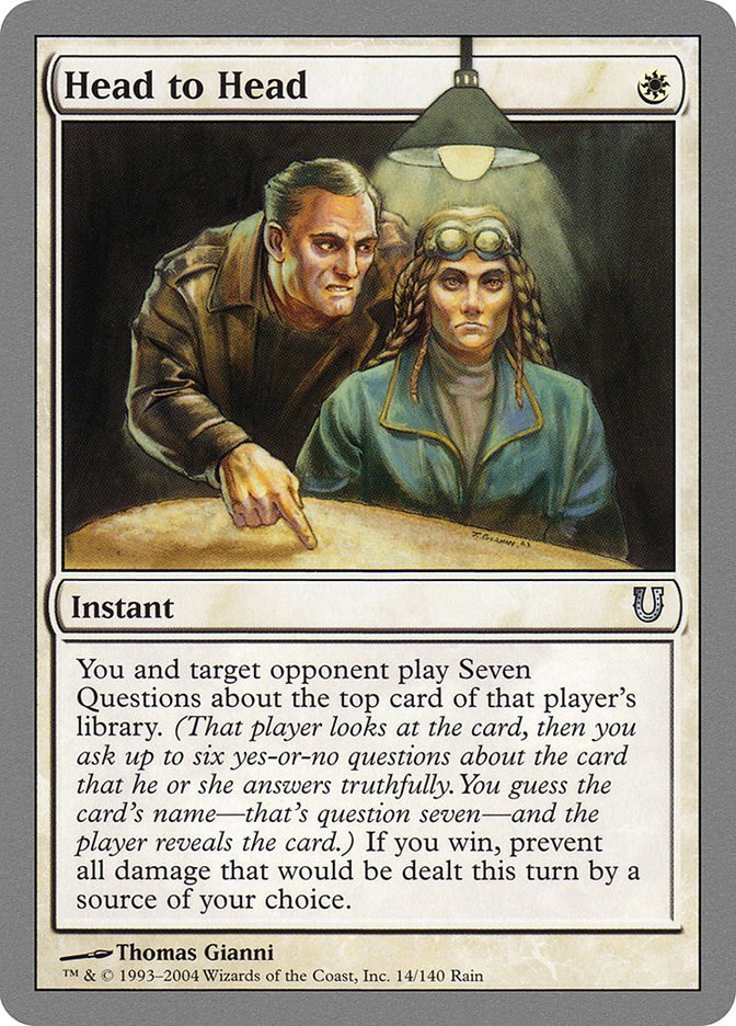 Head to Head - Unhinged - Magic: The Gathering