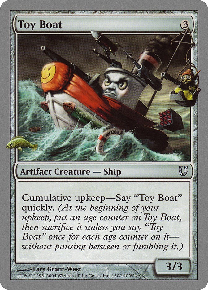 Toy Boat - Unhinged - Magic: The Gathering