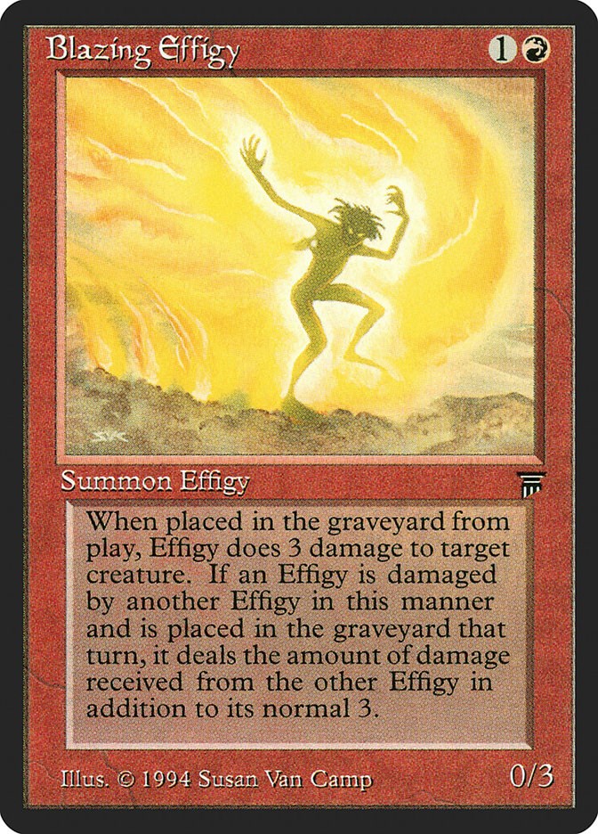 Blazing Effigy - Legends - Magic: The Gathering