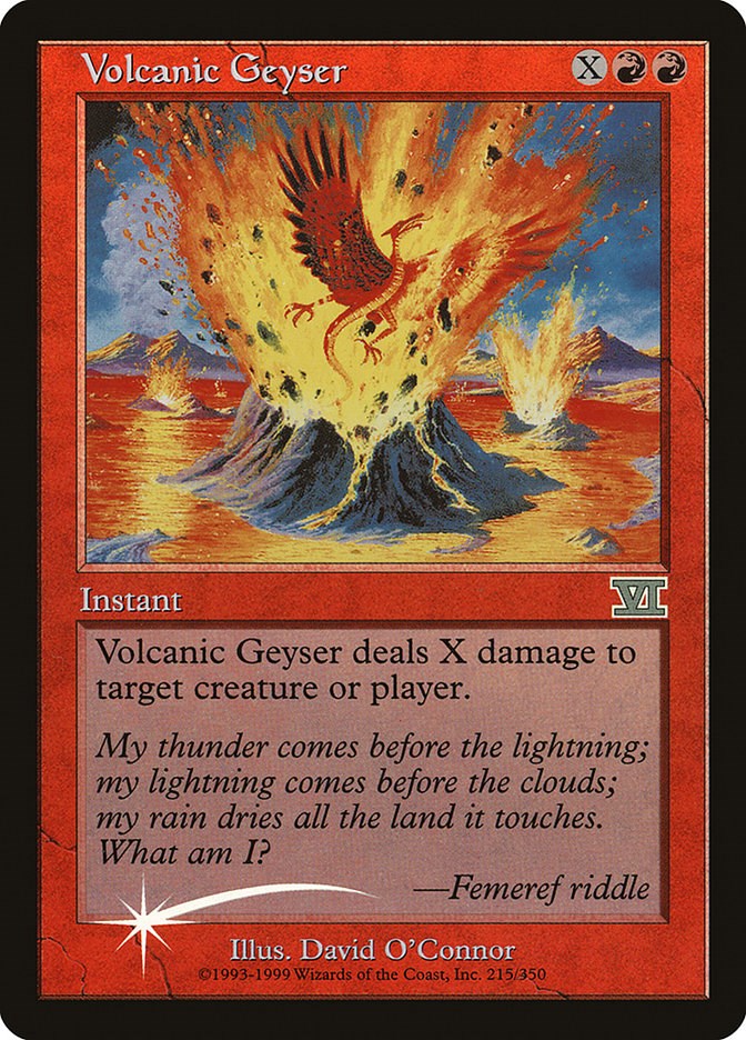 Volcanic Geyser - FNM Promos - Magic: The Gathering