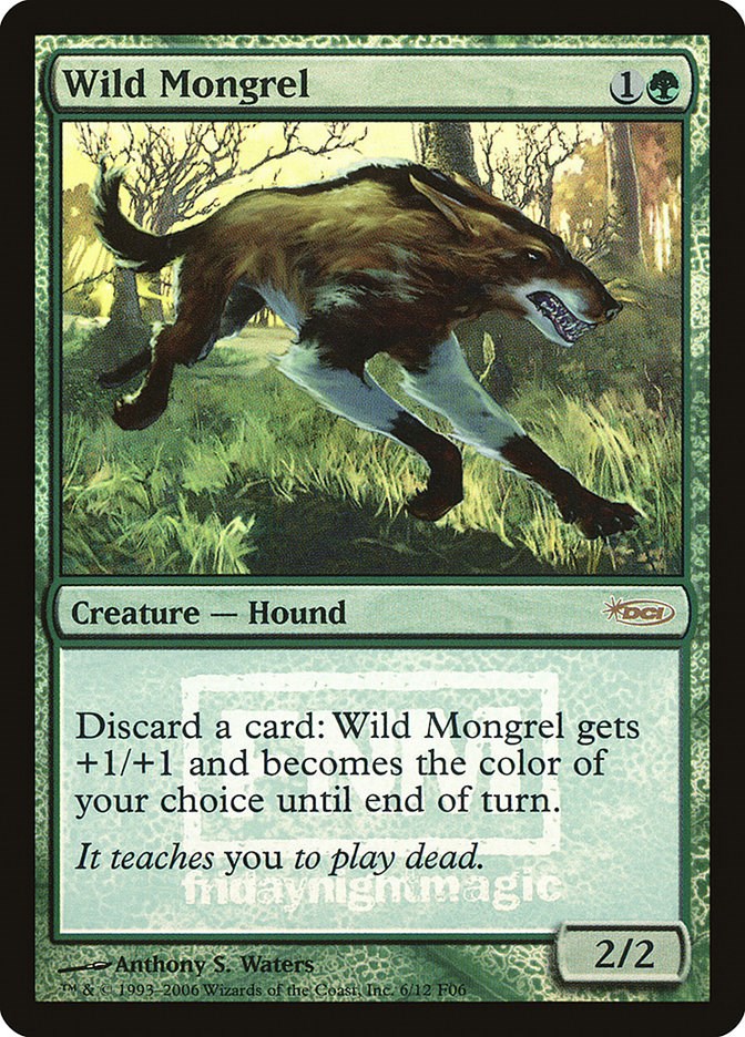 Wild Mongrel - FNM Promos - Magic: The Gathering