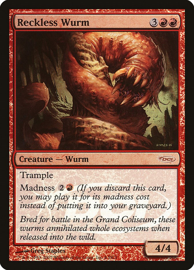 Reckless Wurm - WPN & Gateway Promos - Magic: The Gathering