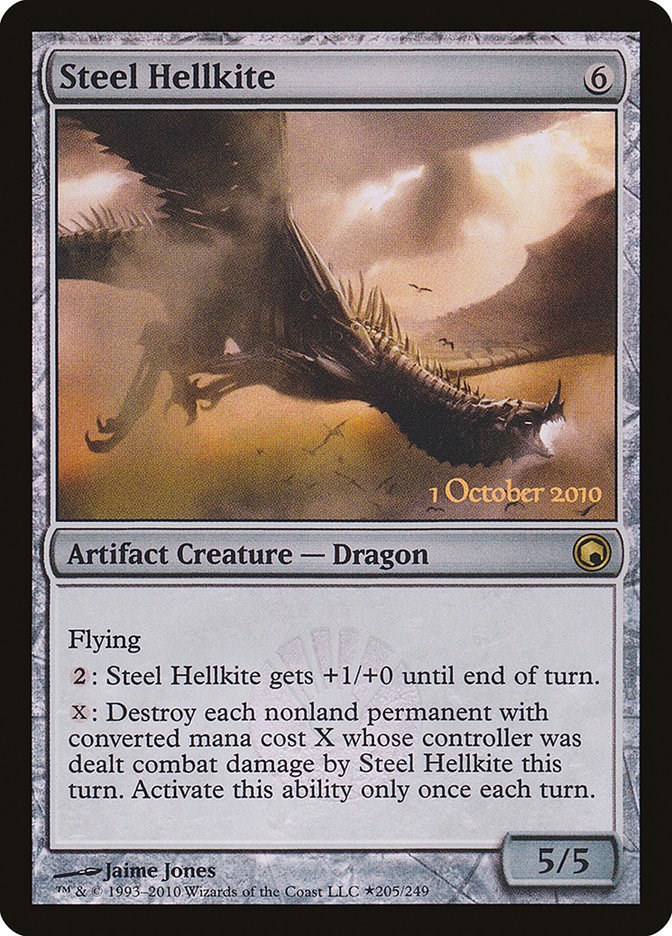 Steel Hellkite - Launch Party & Release Event Promos - Magic: The Gathering