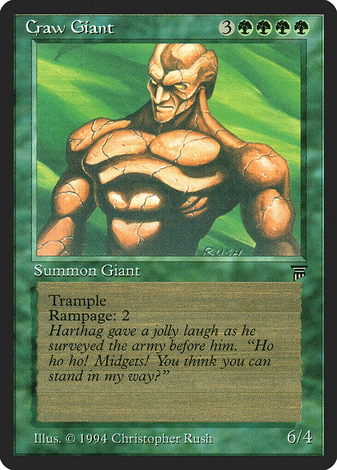Craw Giant - Legends - Magic: The Gathering