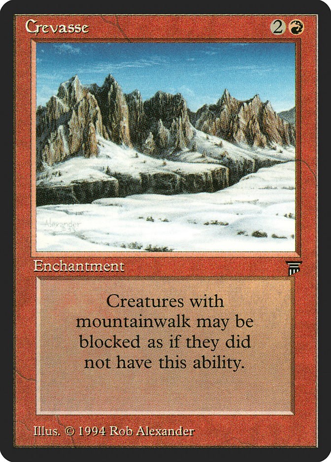 Crevasse - Legends - Magic: The Gathering
