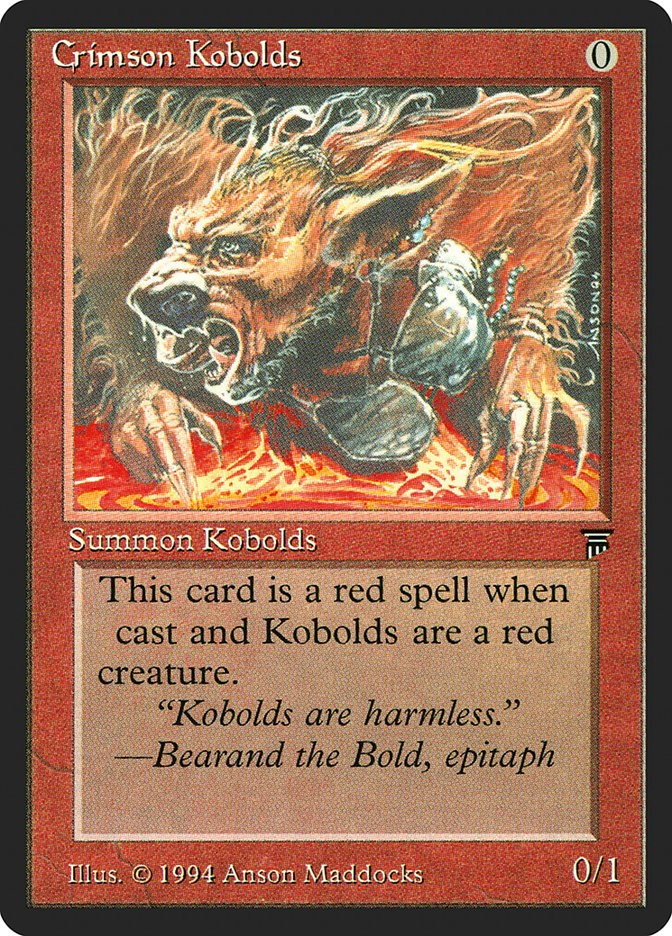 Crimson Kobolds - Legends - Magic: The Gathering