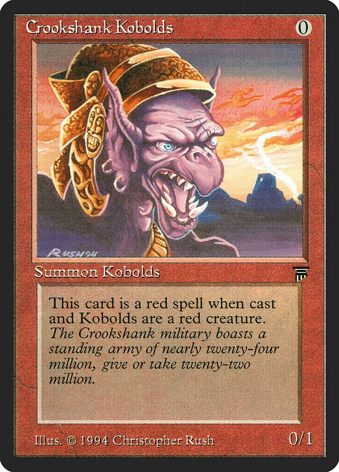 Crookshank Kobolds - Legends - Magic: The Gathering