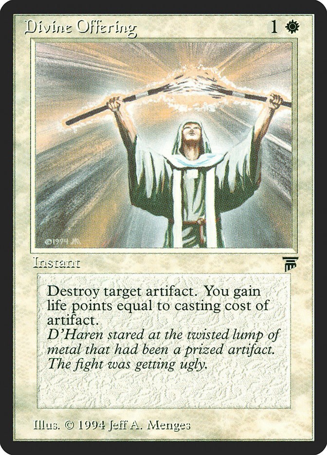 Divine Offering - Legends - Magic: The Gathering
