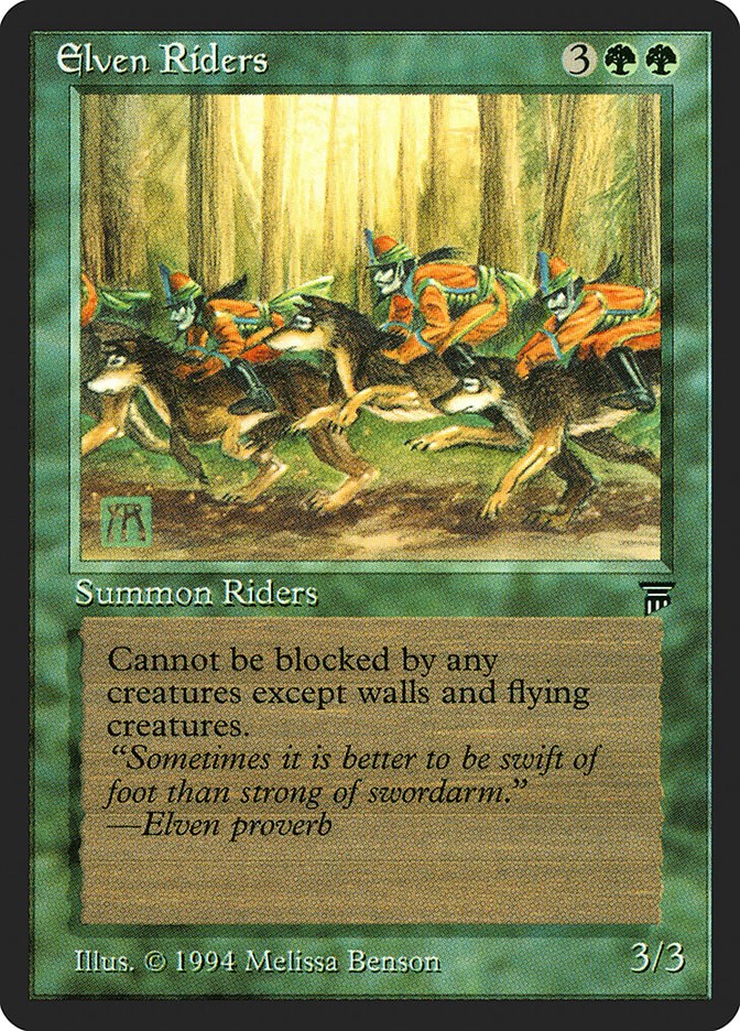 Elven Riders - Legends - Magic: The Gathering