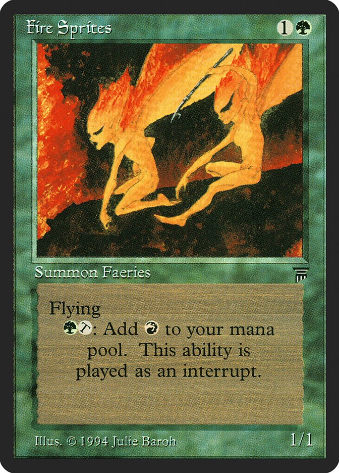 Fire Sprites - Legends - Magic: The Gathering