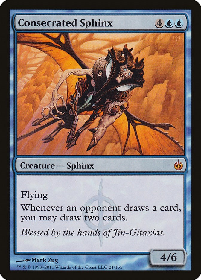 Consecrated Sphinx - Mirrodin Besieged - Magic: The Gathering
