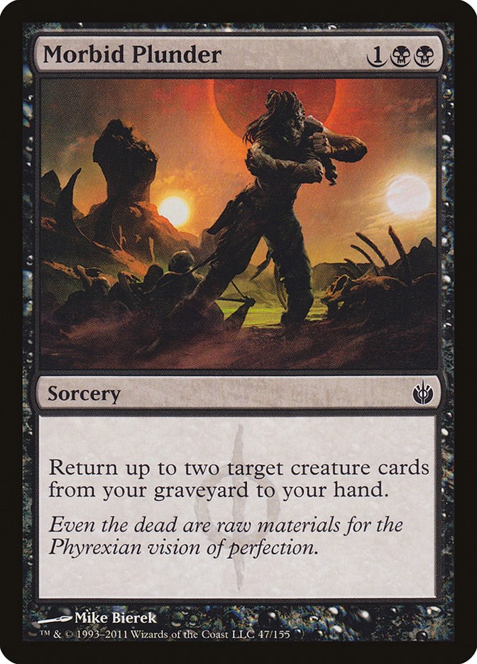 Morbid Plunder - Mirrodin Besieged - Magic: The Gathering