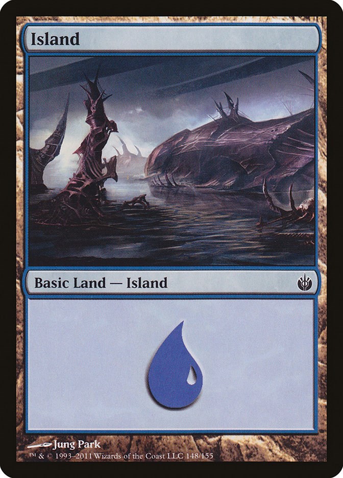 Island (148) - Mirrodin Besieged - Magic: The Gathering