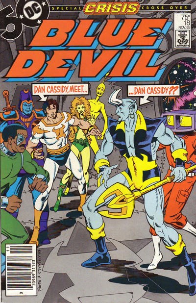 Blue Devil #18 (Newsstand) - Blue Devil (1984 Series) - DC Comics