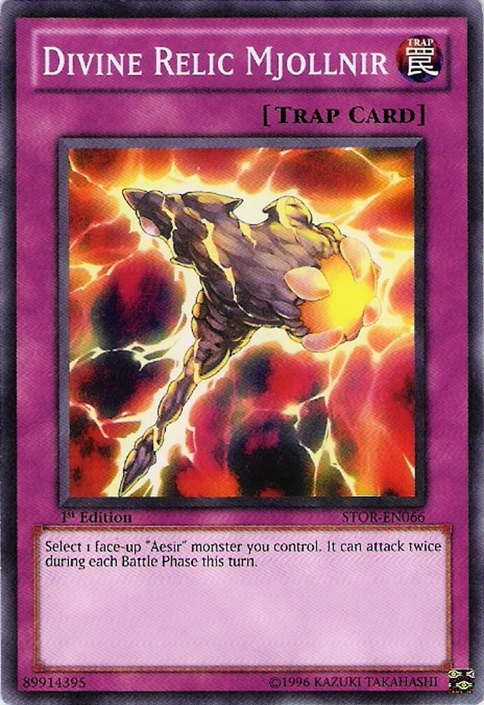 Divine Relic Mjollnir - Storm of Ragnarok - YuGiOh