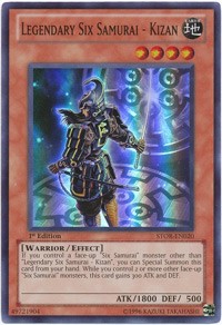 Legendary Six Samurai - Kizan - Storm of Ragnarok - YuGiOh