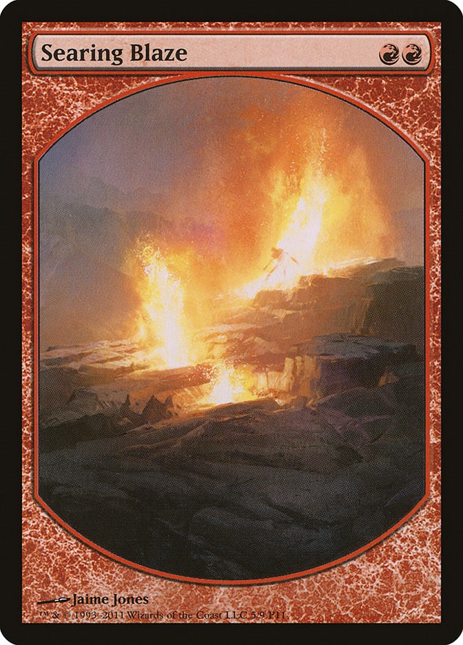 Searing Blaze - Magic Player Rewards - Magic: The Gathering