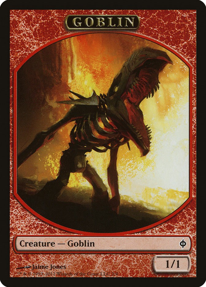 Goblin Token - New Phyrexia - Magic: The Gathering