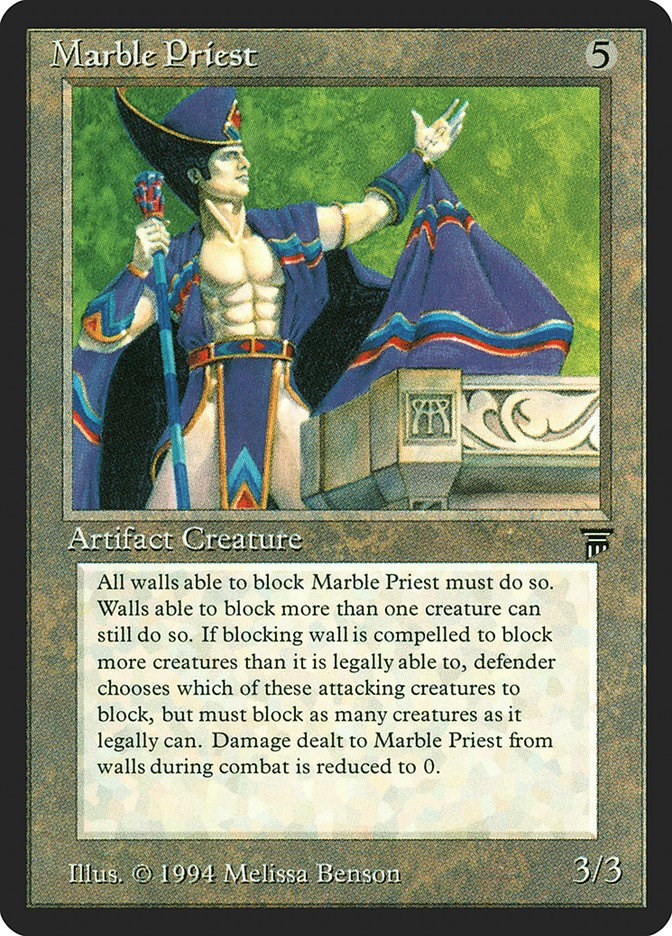 Marble Priest - Legends - Magic: The Gathering