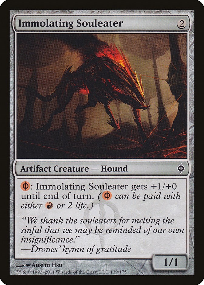 Immolating Souleater - New Phyrexia - Magic: The Gathering