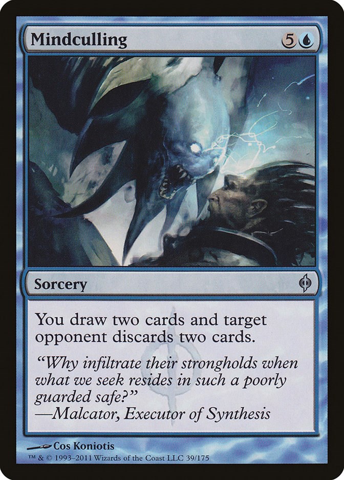 Mindculling - New Phyrexia - Magic: The Gathering